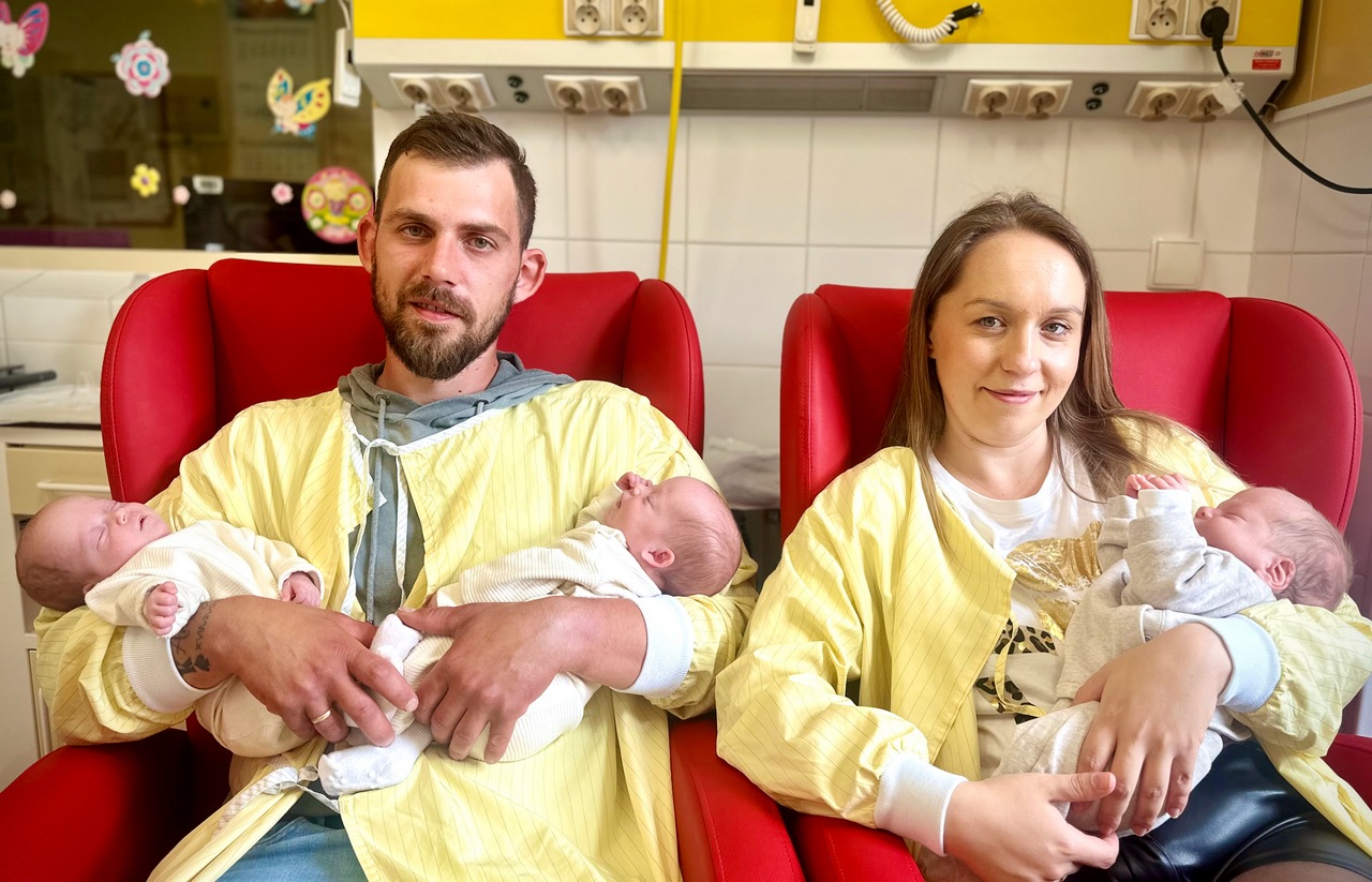 Trojaczki w szpitalu "Zdroje", zdrowe niemowlaki już w domu - Super FM